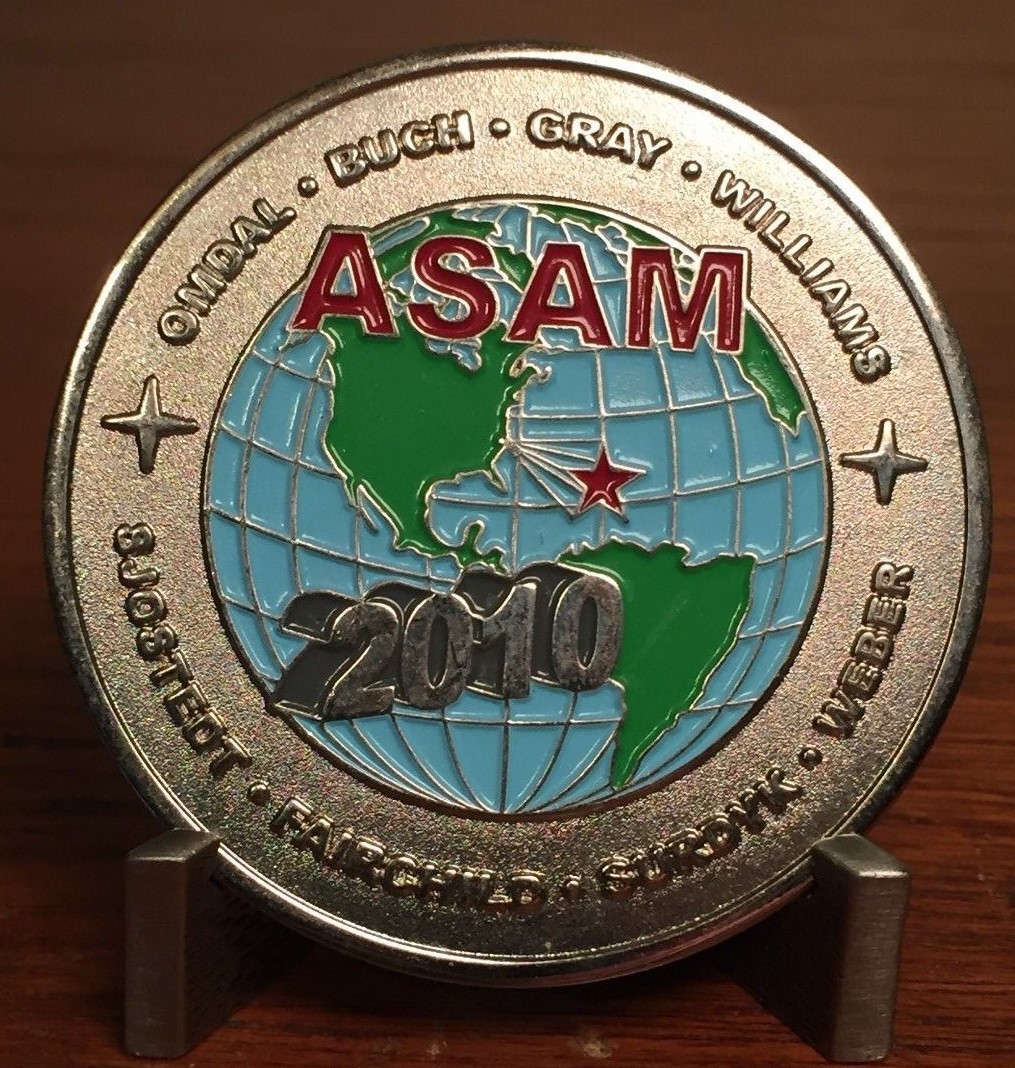 USAF ASAM 2010 Advanced Study of Air Mobility Challenge Coin | eBay