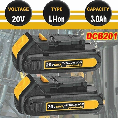 2Pack For DEWALT DCB207 20V 20Volt Max Lithium-Ion Compact Battery ...