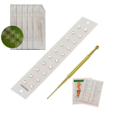 Ear Seeds Acupuncture Kit w/Chart & Probe - Anxiety Relief ...