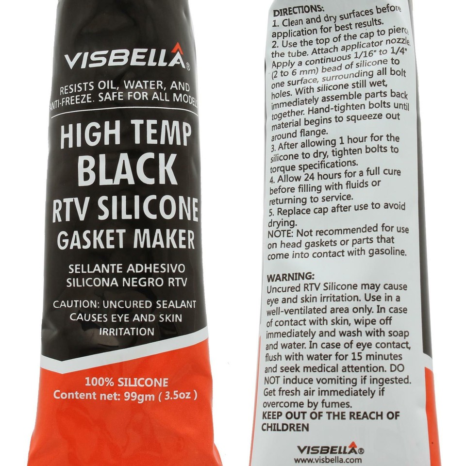 Oil Sump Engine Oil Pan RTV Silicone Hi-Temp Black Gasket Sealant | eBay UK