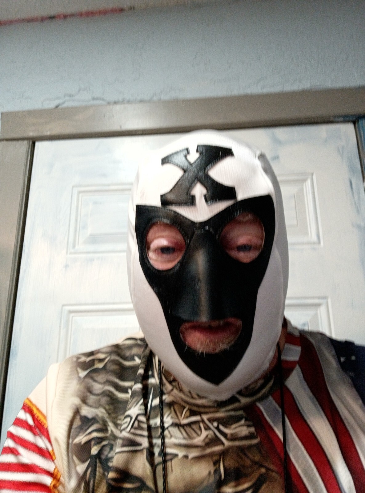 Wrestling Mask Dr. X Lucha Libre Cosplay Costume Handmade | eBay