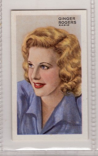 Movie Scene Cigarette Card 1935 #14 Ginger Rogers | eBay UK
