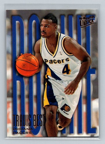 1995-96 Ultra Rookie RC #266 Travis Best Indiana Pacers Basketball Card ...