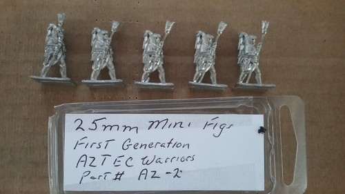 minifigs 25mm Mini Figs 1st Generation Aztec Warriors | eBay