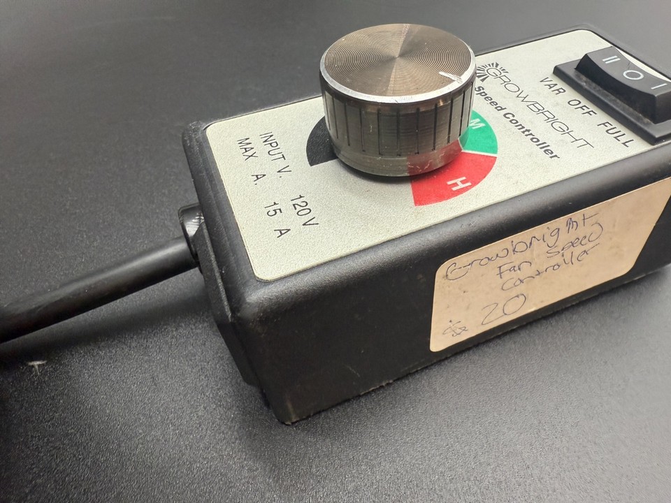 Ventech Variable Fan Speed Controller 120V 15A – Adjustable Speed ...