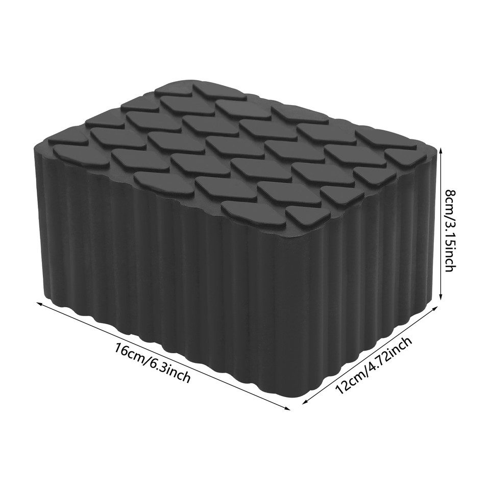 4 Pack Solid Rubber Auto Lift Pads Lift Block Spacer Pad for Car Lifts ...