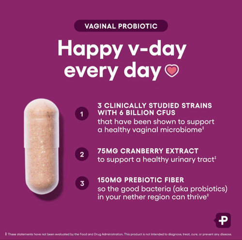 Physician’s Choice Vaginal Probiotic 30 Caps – pH Balance, Cranberry ...