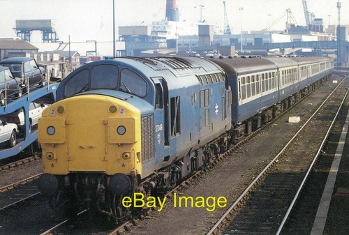 Photo Railway 6x4 Class 37 37049 Harwich Parkeston Quay 14/4/84 Pic 2 ...