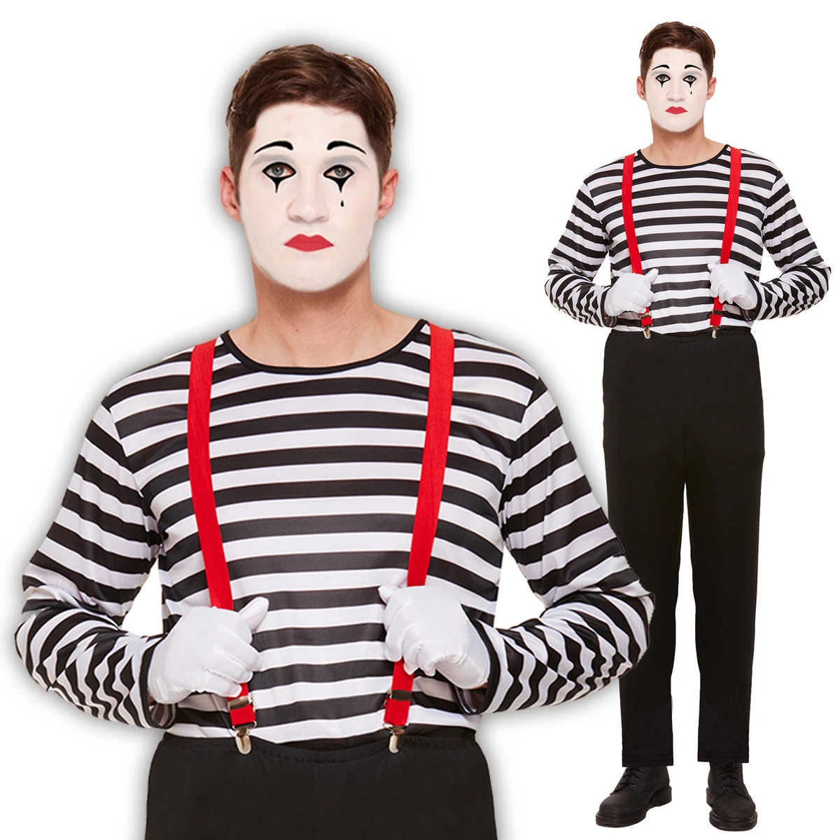 Mime Costume For Men