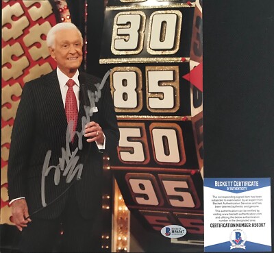 LEGEND Bob Barker Autographed Signed WHEEL OF FORTUNE 8x10 Photo ...
