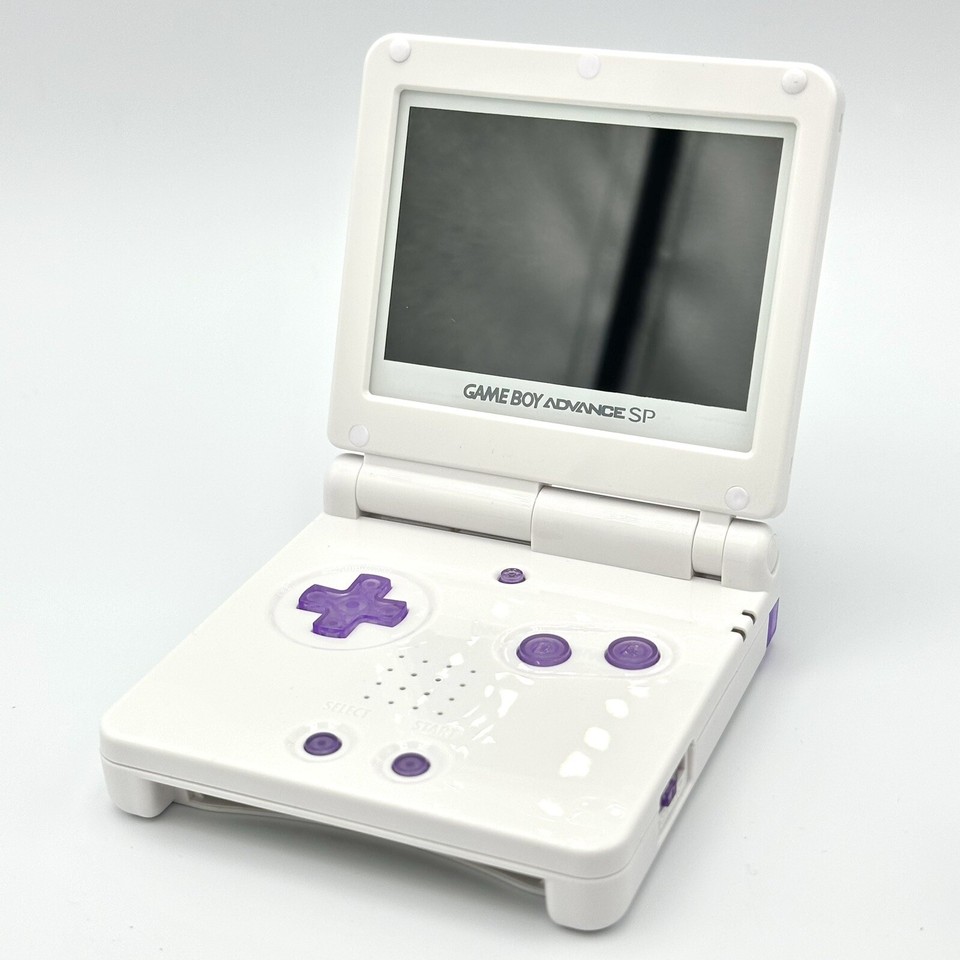 Game Boy Advance SP Custom IPS Backlit Screen UV Print Shell Mew Mewtwo ...