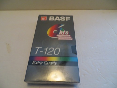 BASF T120 6-Hour VHS Tape Extra Quality 28357562002| eBay