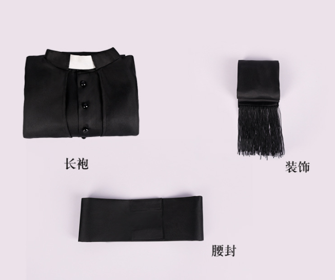 Clergy Men Cassock Priest Costume Bishop Pope Robe Roman Catholic ...