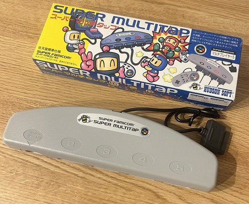 Super Multi Tap Multitap Nintendo Super Famicom SFC Hadson Japan HC-696 ...