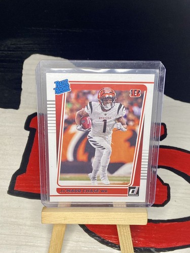 2021 Panini Donruss Jamar Chase Rated Rookie Card #262 RC Bengals | eBay