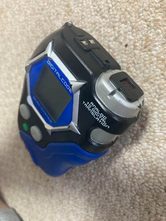 Digimon Frontier D scanner Digivic Black & Blue Version 1 2002 Anime ...