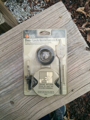 Black & Decker Door Lock Installation Kit | eBay
