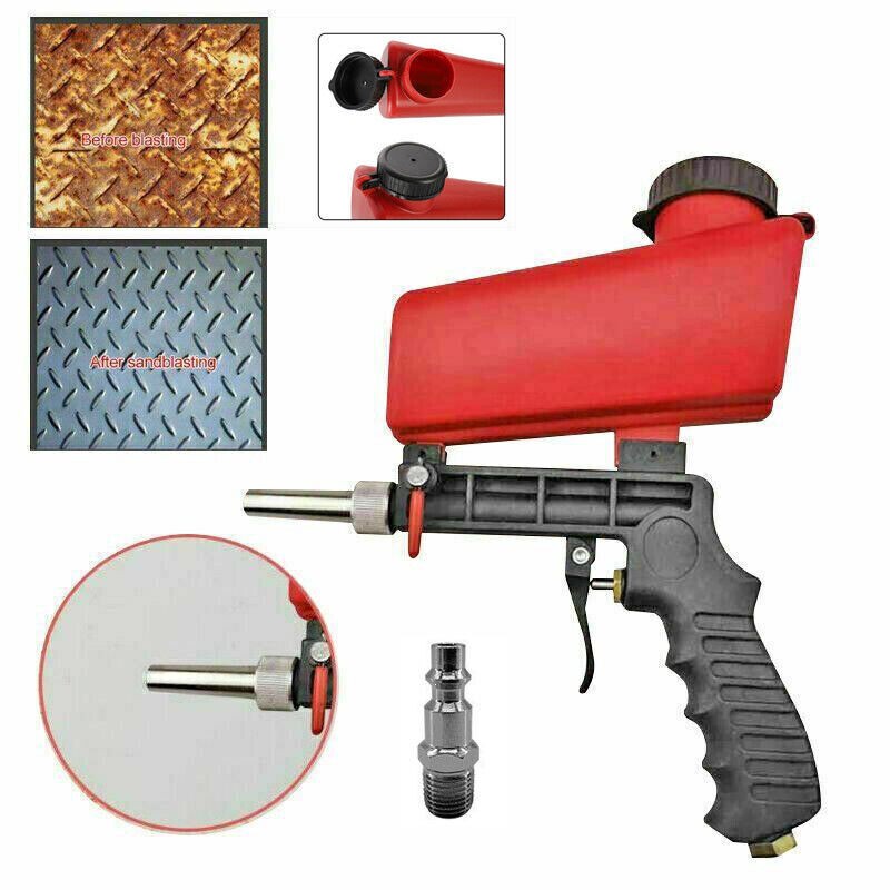 2024 Portable Handheld Air Compressor Speed Sand Gun Blaster ...
