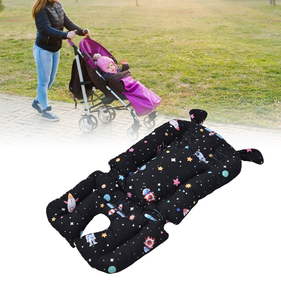 Two Sided Baby Stroller Liner Soft Cute Cartoon Patterns Infant ...