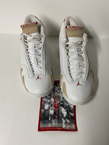 Air Jordan Retro 14 XIV Linen 312274-161 13W Womens Sneakers 8.5M Rare ...