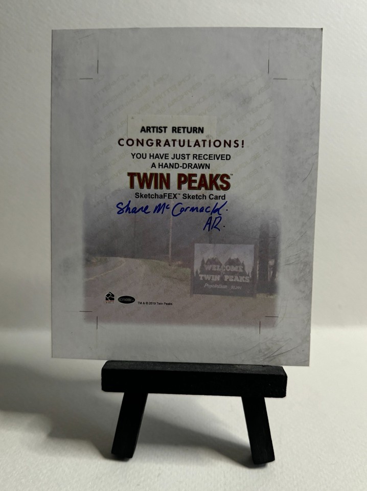 2025 Rittenhouse Twin Peaks Log Lady Chronicles Sketch Card Shane ...