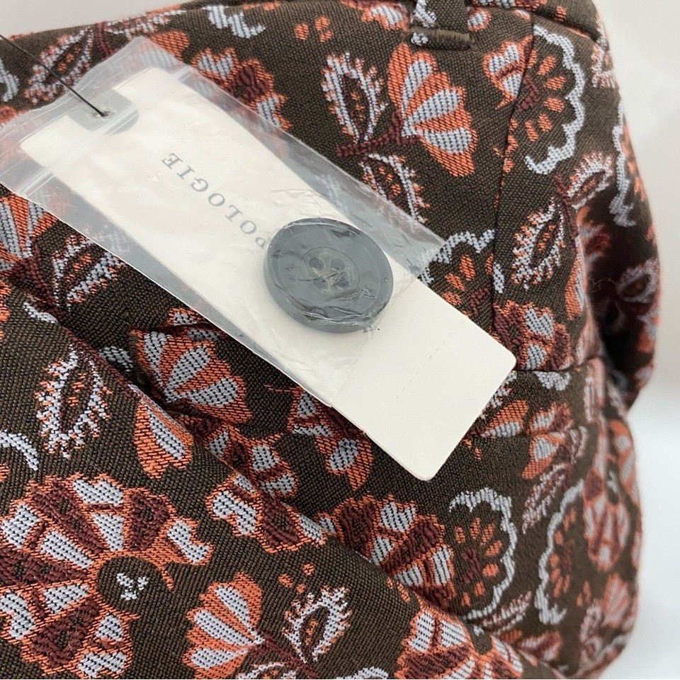 Anthropologie 6 The Essential Slim Mid Rise Straight Ankle Pants Women ...