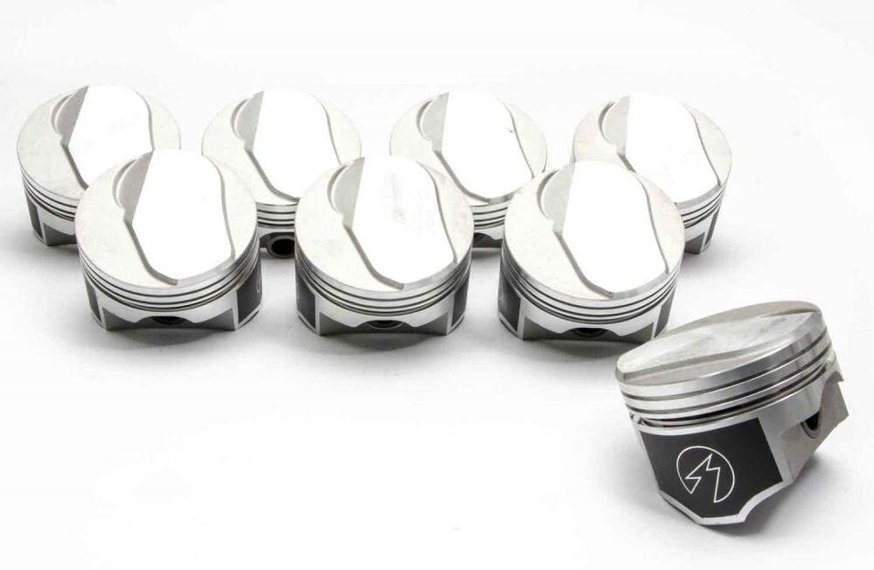 SPEED PRO Forged Dome Pistons Set/8+CAST Rings Kit Chevy BB 427 335/390 ...