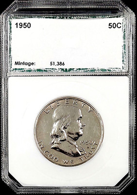 1950 Proof Franklin Half Dollar! Only 51,386 minted! | eBay