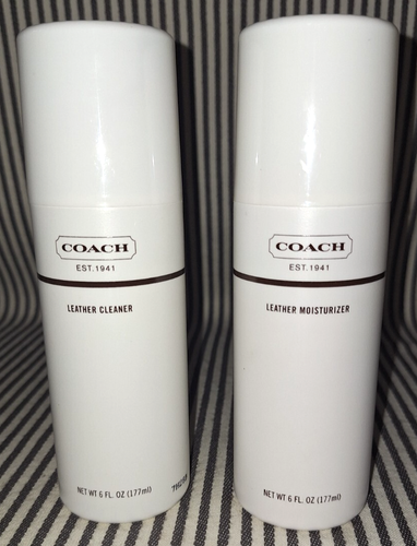 NEW SET OF 2 SEALED COACH LEATHER CLEANER & MOISTURIZER for HANDBAG ...