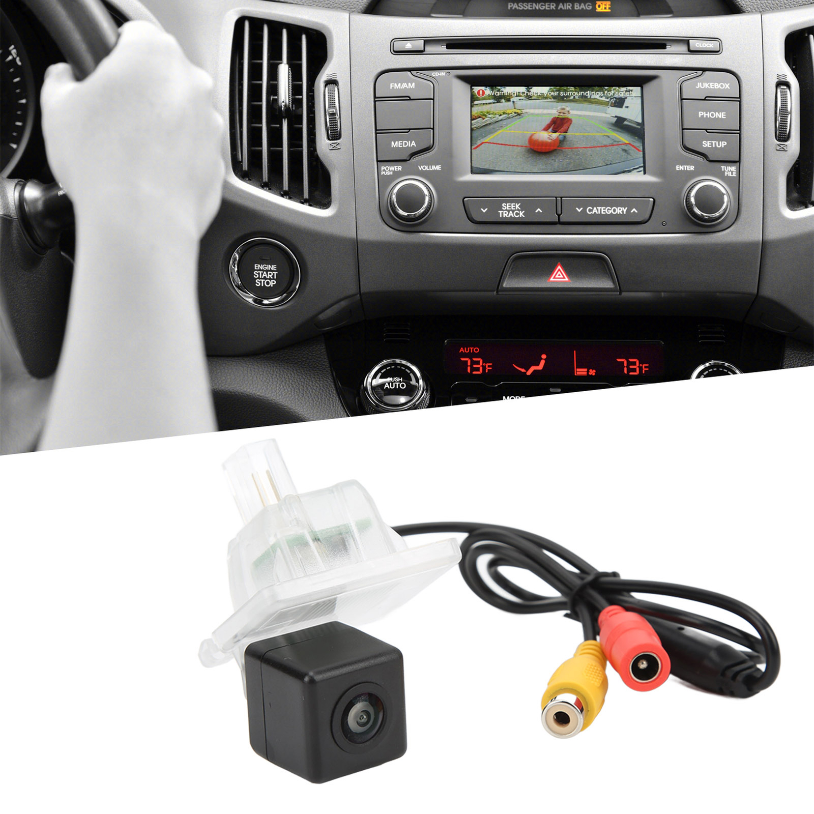 *Car Rear View Camera IP67 Waterproof HD Parking Assist Camera For SLK ...