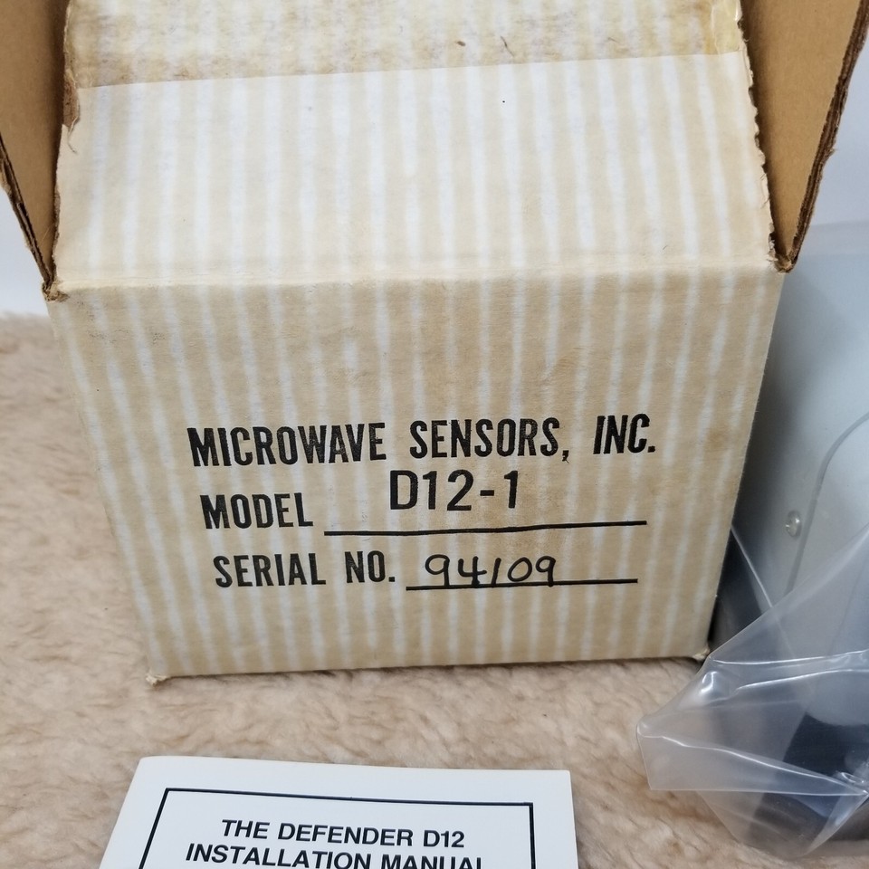 VTG Microwave Sensors Defender D12 Motion Switch NIB NOS New | eBay