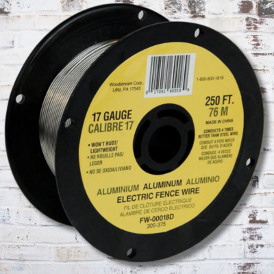 Electric Fence Wire 250ft Spool Aluminum Wire 17 Gauge free shipping | eBay