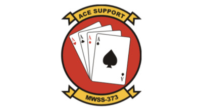 4" us marine corps mwss-373 wing support sq ace support sticker decal ...