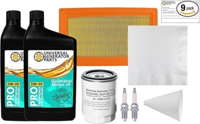Universal Maintenance Kit for Generac 20Kw-22Kw Air Cooled Generator ...