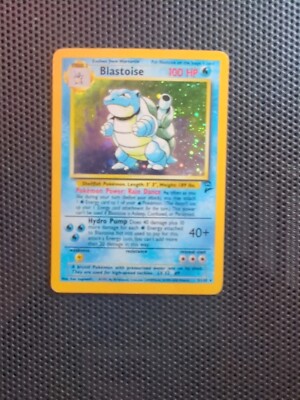 1999 Wizards Pokemon Holographic Blastoise Card 2/102 | eBay