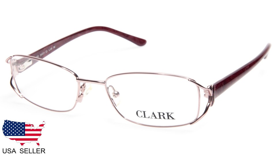 NEW CLARK TREVI COLISEUM K771 C1 DC ROSE EYEGLASSES FRAME 53-17-135 ...