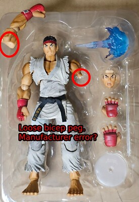 BROKEN Square Enix Street Fighter Ryu Play Arts Kai Action Figure | eBay