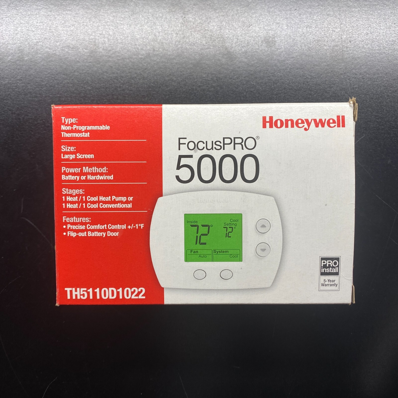 HONEYWELL / FocusPRO 5000 (Programmable Thermostat) / TH5110D1022 | eBay
