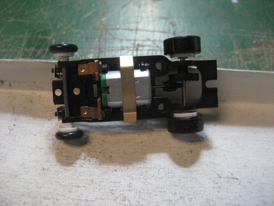 NEW T-Jet T-Dash Inline Chassis With White IROC Wheels | eBay