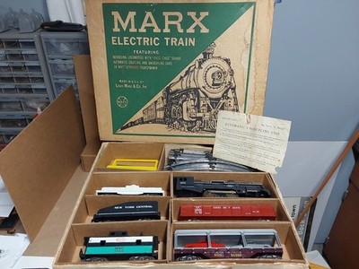 Marx train set 32355 double layer boxed set with Accessories | eBay