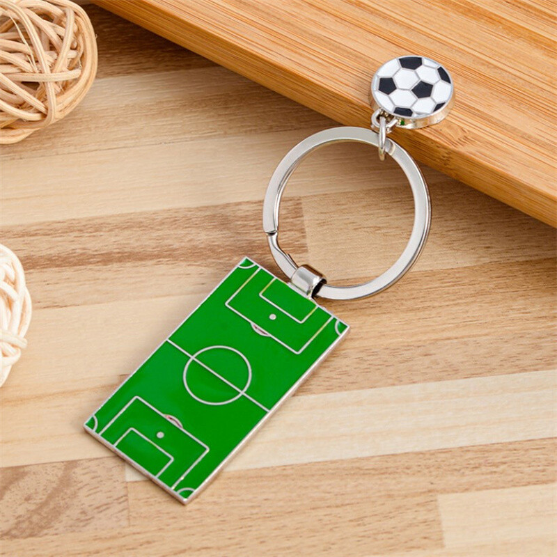 Football Field Keychain Soccers Basketball Pendents Team Fans Sports ...