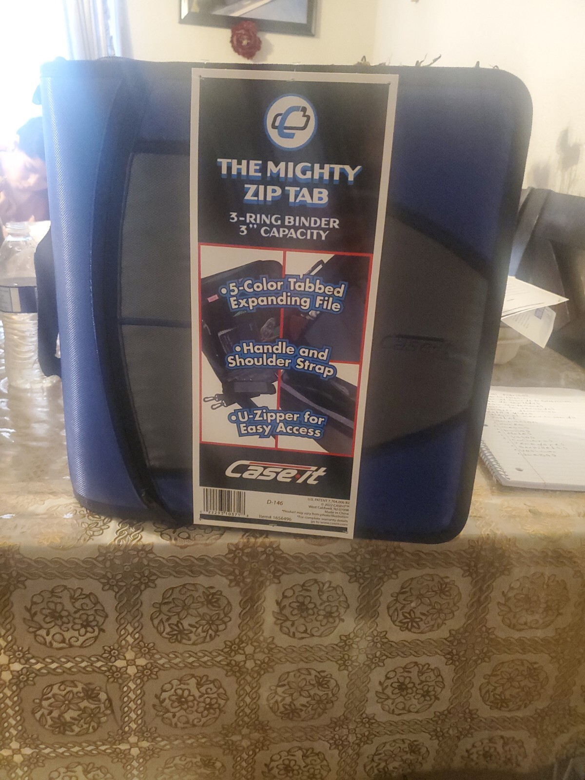 Case-it The Mighty Zip Tab Zipper Binder - 3 Inch O-Rings Single,2 ...