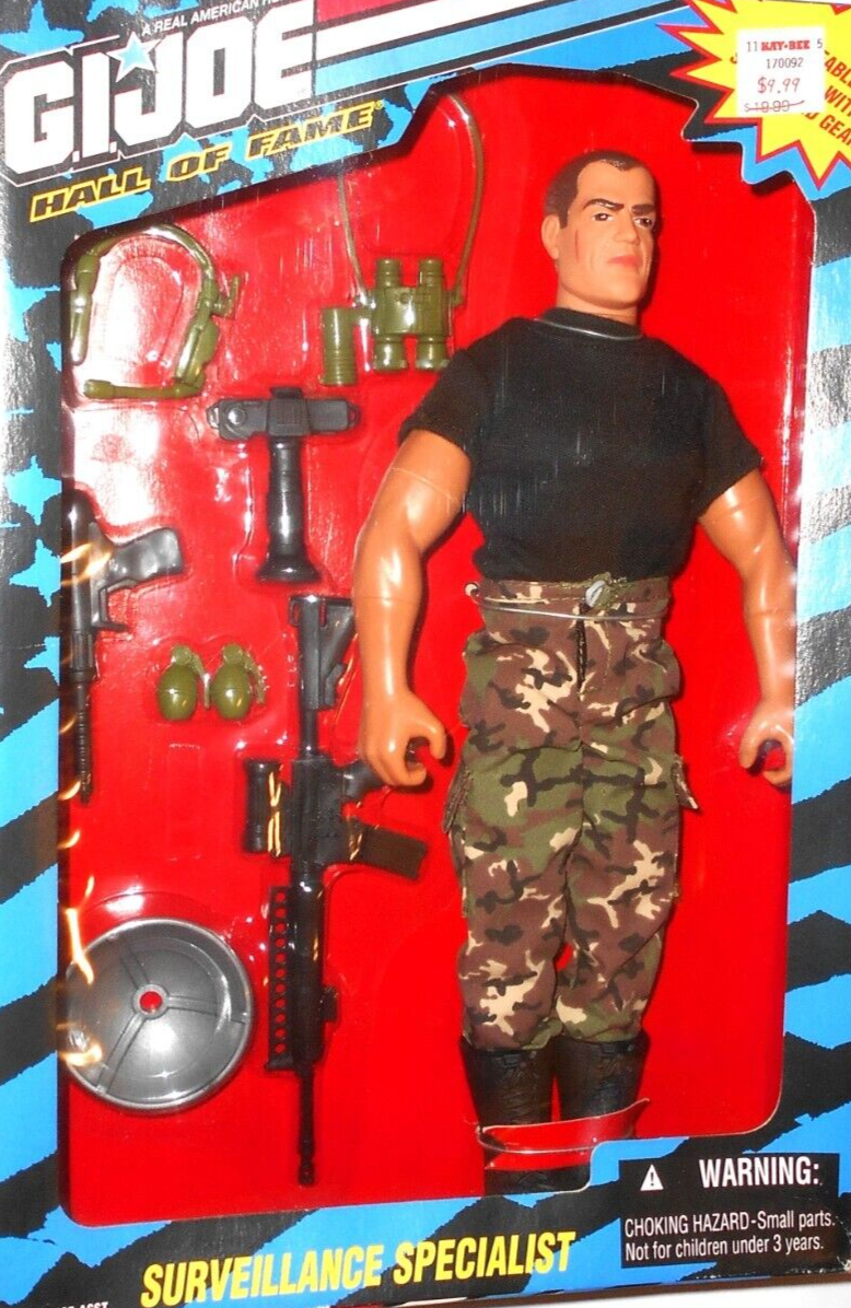 GI JOE 12 inch SURVEILLANCE SPECIALIST 995 hall of fame new 1993 moc ...