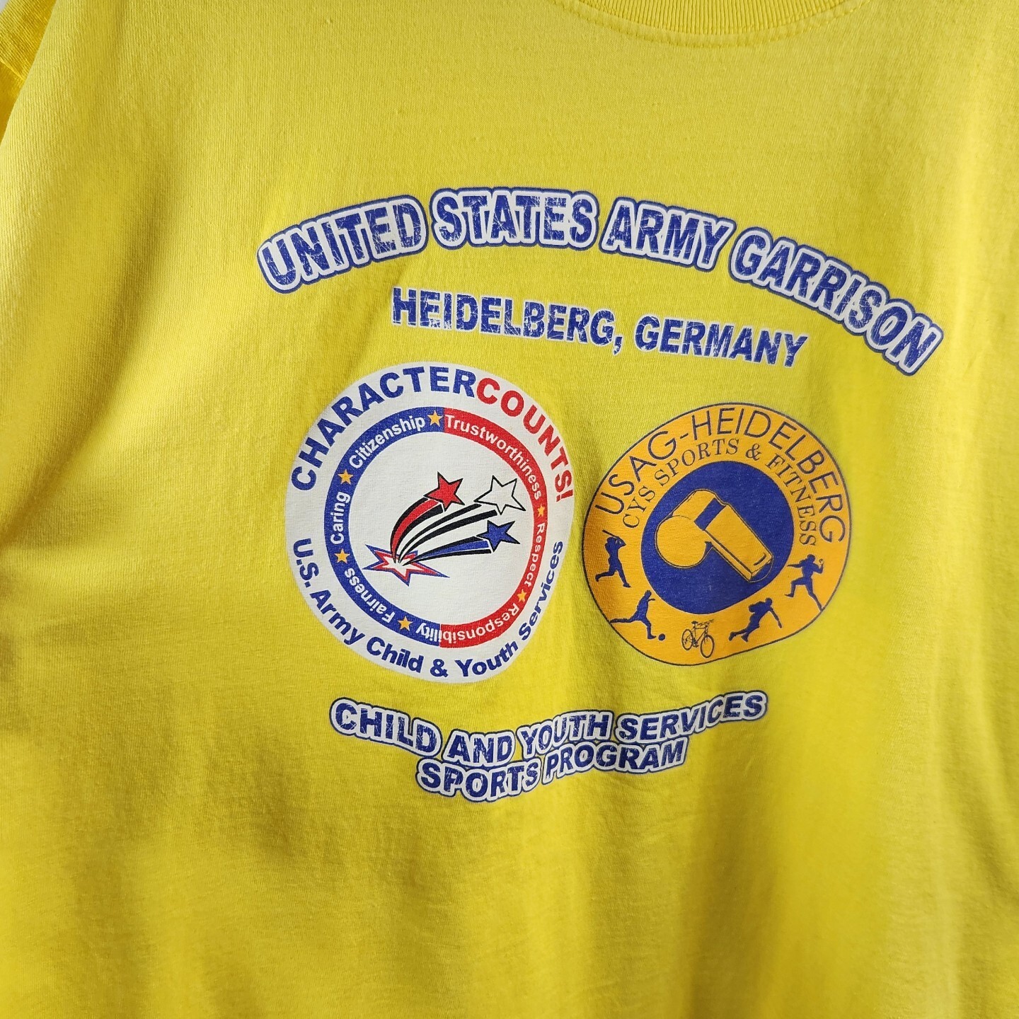 US Army Garrison Heidelberg Germany 2000's Yellow You… - Gem