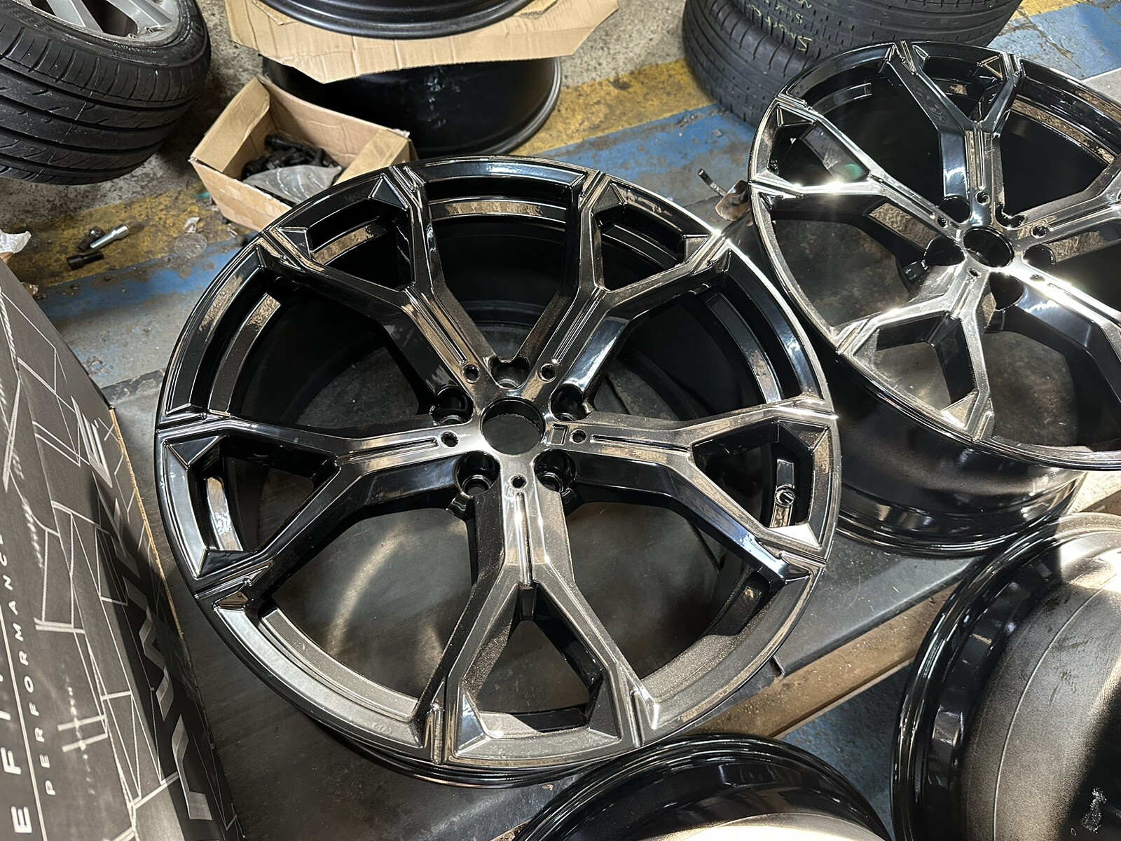 Genuine BMW X5 X6 M Sport 21” Alloy Wheels Staggered 741M G05 G06 5x112 ...