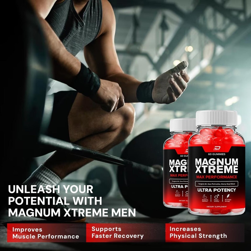 (2 Pack) Magnum Xtreme Gummies for Men – MagnumExtreme Male Gummies All ...