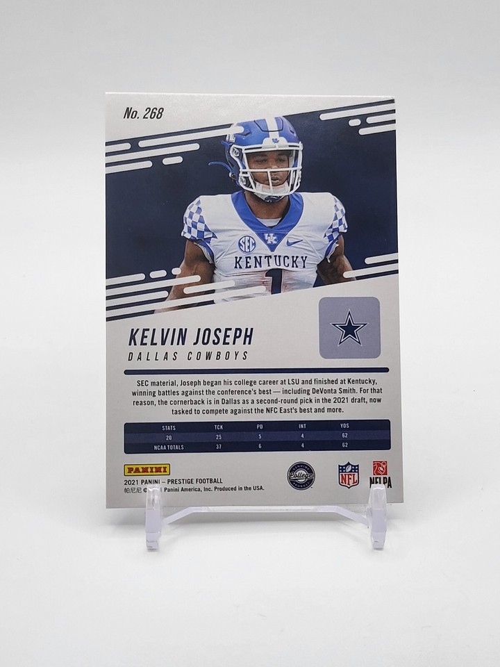 Kelvin Joseph ROOKIE CARD "Xtra Points" DIAMOND 2021 Panini Prestige ...