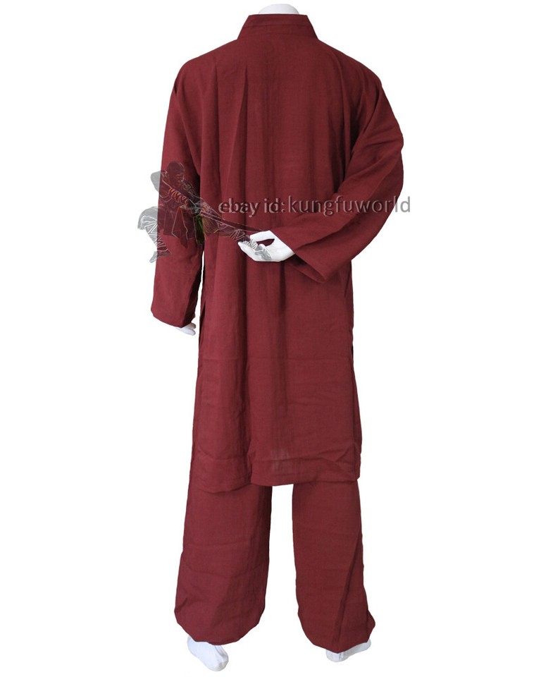 25 Colors Shaolin Wudang Taoist Robe Tai chi Uniform Martial arts Kung ...