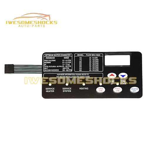 Membrane Switch Compatible Pentair Pool Heater 472610Z & Sta-Rite 42002 ...