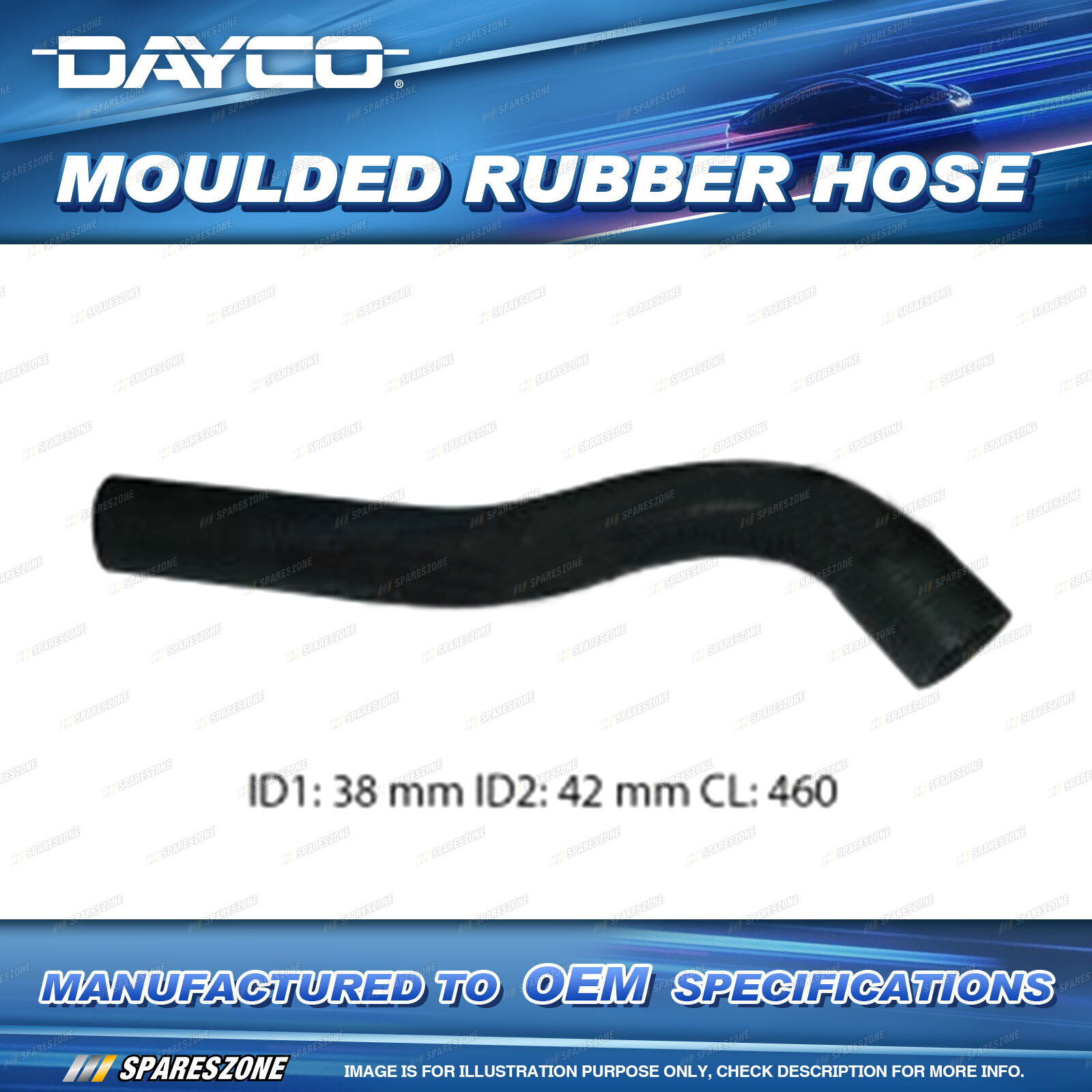 Dayco Upper Radiator Hose for Nissan Safari 160 161 Patrol MQ 3.2L 3.3L ...
